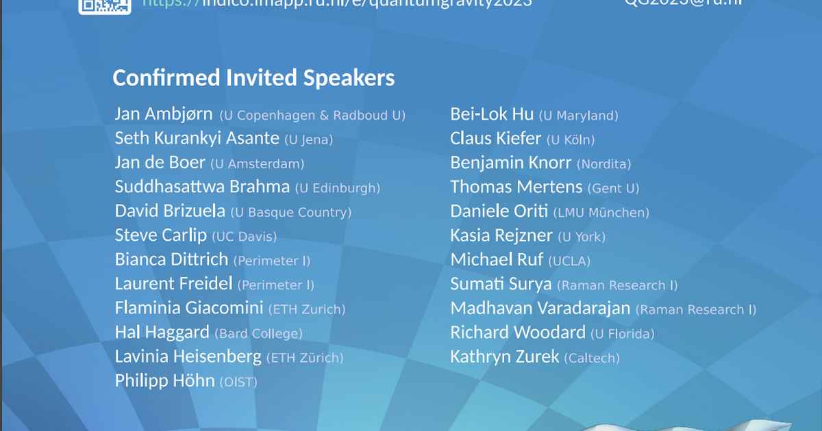 Quantum Gravity 2023 - Delta Institute for Theoretical Physics